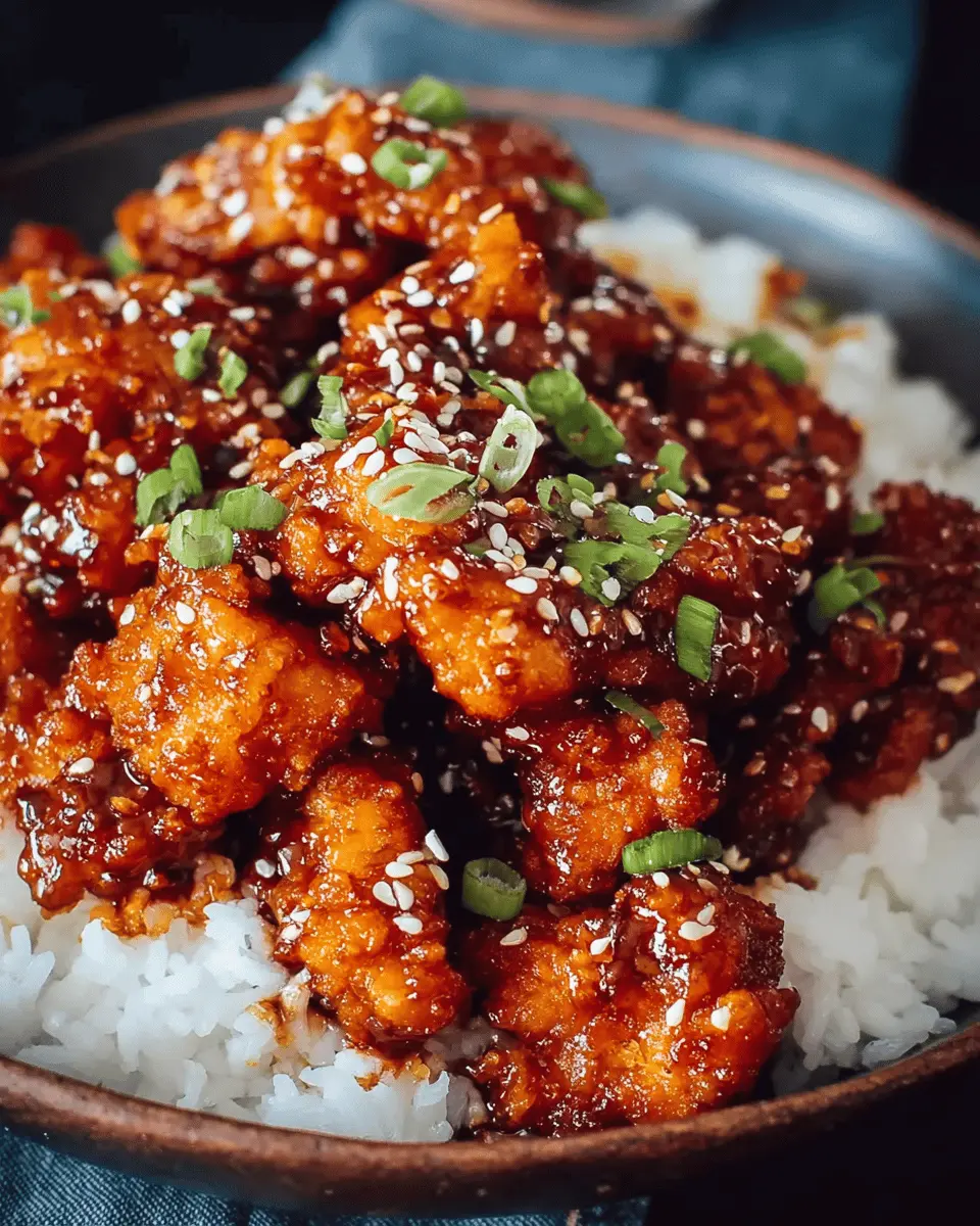crispy sesame chicken
