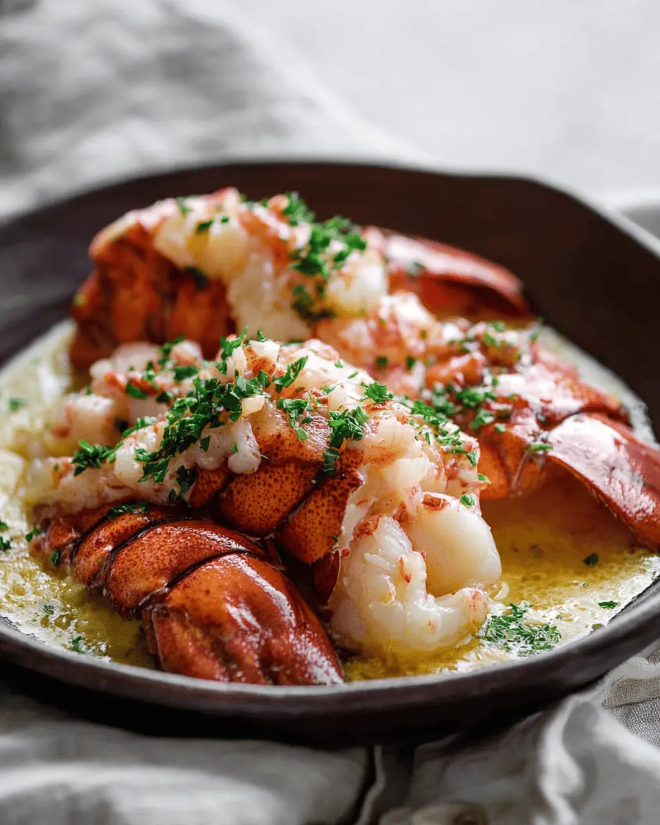 butter poached lobster recipe