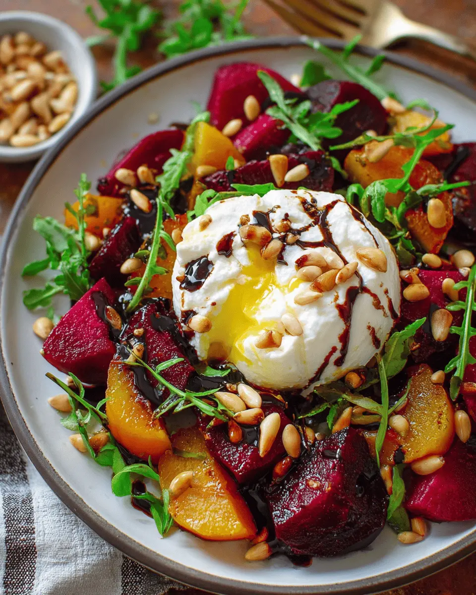 Beet and Burrata Salad